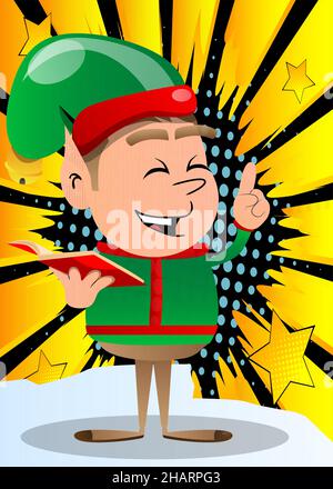 Cartoon of Man Holding and Pointing at Bottle of Alcohol Stock Vector ...