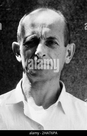 Adolf Eichmann, former Gestapo colonel and concentration camp ...