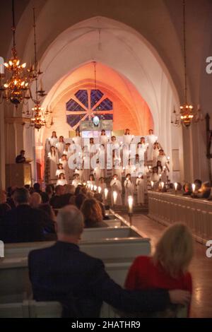 church consert, vaxjo cathedral sweden. 11 december, 2021 Stock Photo ...