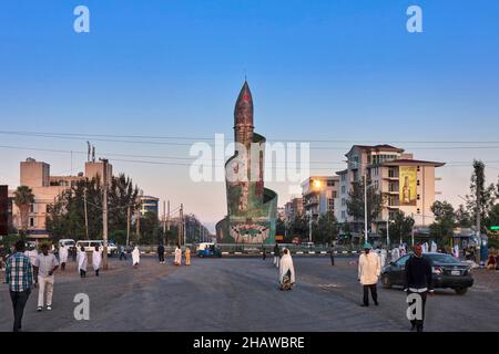 The Monument To The Sidama People, Hawassa, Ethiopia Stock Photo - Alamy