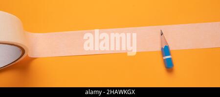 Empty space sticky tape for copy space your own words Stock Photo - Alamy
