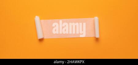 Empty space sticky tape for copy space your own words Stock Photo - Alamy