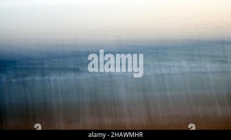 Blurry view of the ocean water Stock Photo - Alamy