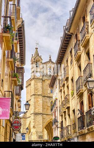 San Sebastian landmarks, HDR Image Stock Photo - Alamy