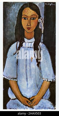 Amedeo Modigliani - Alice Stock Photo - Alamy
