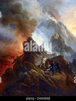 Mount Vesuvius Erupting Stock Photo - Alamy