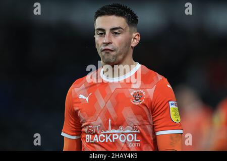 Owen Dale #7 of Blackpool during the Sky Bet League 1 match Cambridge ...