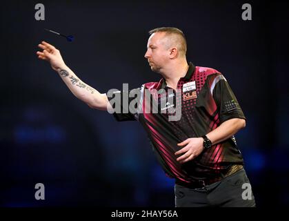 Ritchie Edhouse during his match against Ian White on day eight of the ...