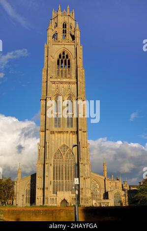 St. Botolph's church known as 'The Stump ' viewed from the end of a ...