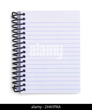 Copy space on notebook above yellow background with pc keyboard and ...