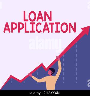 Conceptual caption Personal Loan. Conceptual photo borrowing a fixed ...