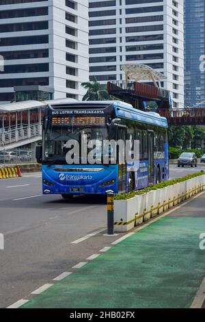 Jakarta, Indonesia - December 16, 2021 : Building of National Library ...