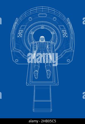 MRI machine scanning patient inside Stock Photo - Alamy