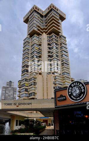 The Torre de Benidorm is a high-rise building located in Benidorm ...