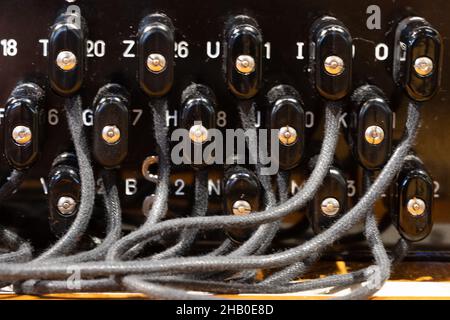 German cipher Enigma machine from World War 2 Stock Photo - Alamy