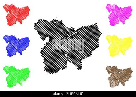 Lakhisarai district (Bihar State, Munger division, Republic of India ...