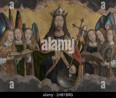 Hans Memling Christ with Singing Angels KMSKA 778 Stock Photo - Alamy
