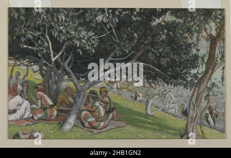 Nathaniel Under the Fig Tree (Nathanaël sous le figuier) - James Tissot ...