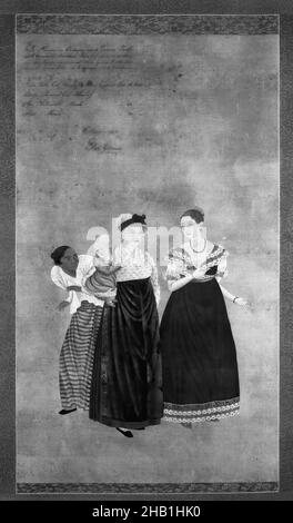 Portrait of Titia Bergsma, the First Western Woman in Japan Portrait of ...