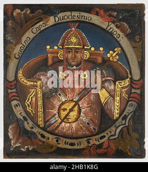 Huayna Capac, Twelfth Inca, 1 of 14 Portraits of Inca Kings Unknown ...