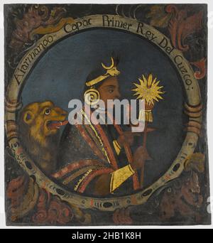 Manco Capac, the First Inca King (Aiarmanqo Capac Primer Rey. Del Cuzco ...