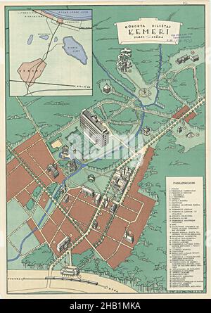 Ķemeri Resort Map, Kemeri Map, Kemeri Plan, Kemeri City Plan, Kemeri ...
