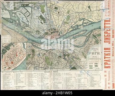 Riga Map, Old Riga Map, Old Riga City, Retro Riga Map, Vintage Riga ...