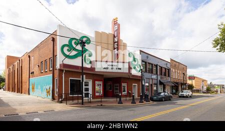 Lufkin, Texas, USA - June 28, 2021: The Angelina County Courthouse and ...