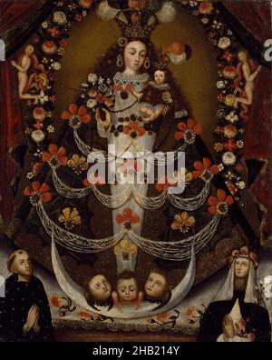 Peruvian Religious Art Virgin Mary Stock Photo - Alamy