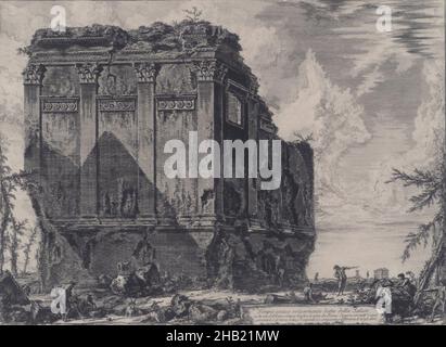 The So-called Temple of Salus on the Road to Albano - Giovanni Battista ...