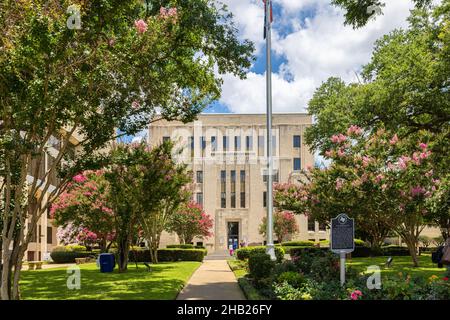 Longview, Texas, USA - June 30, 2021: The Gregg County Courthouse Stock ...