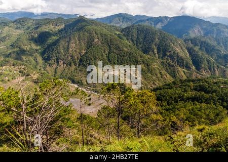 Landscape around Sagada village on Luzon island, Philippines Stock ...