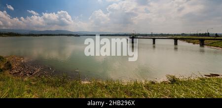 Pilar Dam reservoir on Bohol island, Philippines Stock Photo - Alamy