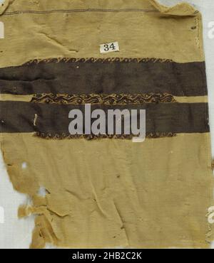 Tunic Fragment with Band Decoration Coptic. Tunic Fragment with Band ...