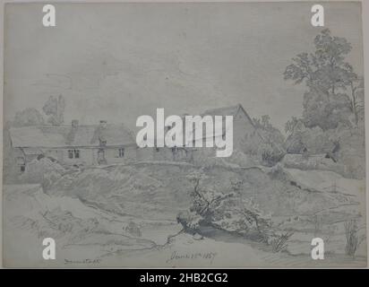 Cottages William Trost Richards (American, 1833-1905). Cottages, June ...