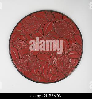 This 15th-century Chinese carved lacquer tray, from the Ming Dynasty ...