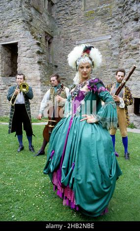 Mandy Rice-Davies at Ludlow Festival July 3rd 1986 Stock Photo - Alamy