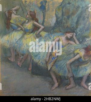 Ballet Dancers in the Wings 1900 by Edgar Degas Stock Photo - Alamy