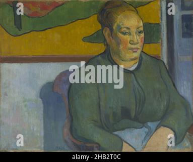 Paul Gauguin, Madame Roulin (Augustine Alix Roulin), portrait painting ...