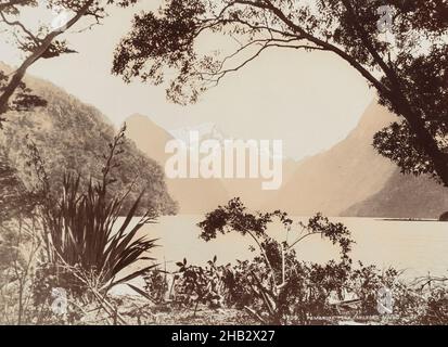 Pembroke Peak, Milford Sound, by Muir & Moodie, Burton Brothers Stock ...
