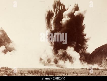 The Waimangu Geyser, the largest geyser in the world, 1903, New Zealand ...