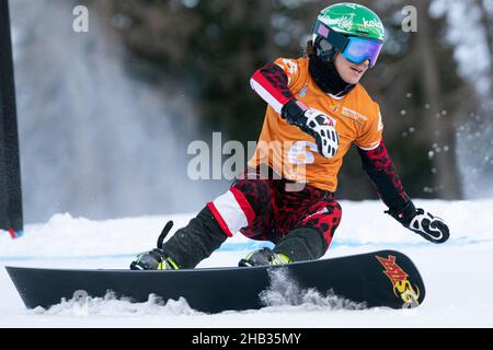 ULBING Daniela (AUT) competing in the Fis Snowboard World Cup 2022 ...