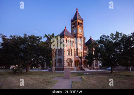 Cuero, Texas, USA - September 25, 2021: The Historic DeWitt County ...