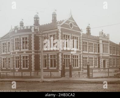 Girls New High School, Dunedin, circa 1910, Dunedin, by Muir & Moodie ...