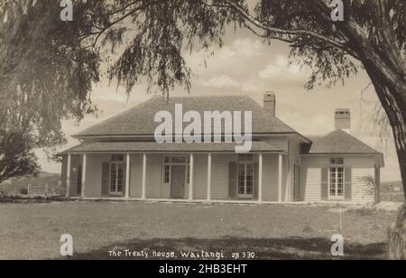 The Treaty House, Waitangi, 1904-1915, Waitangi, by Muir & Moodie Stock ...