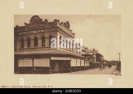 Mawhera Quay, Greymouth, New Zealand, 1908-1909, Greymouth, by Muir ...