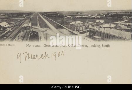 Gore from Post Office Tower looking South photographic postcards Stock ...