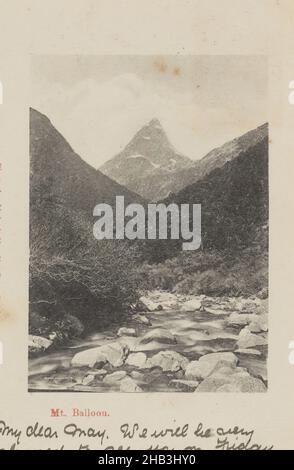 Mount Balloon, Muir & Moodie studio, 1900-1903, Milford Sound Stock ...