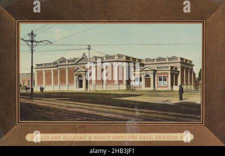 Public Art Gallery and Early Settlers Hall, Dunedin, New Zealand, 1904 ...