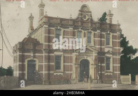 Post and Telegraph Office, Hamilton, Waikato, New Zealand, 1904-1915 ...